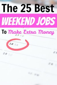 21 Ways to Make Money on the Weekends: $500+ a Month