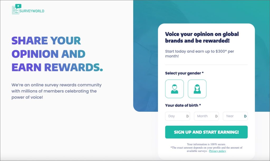 Is SurveyWorld Legit? Up to $300 a Month Taking Online Surveys?
